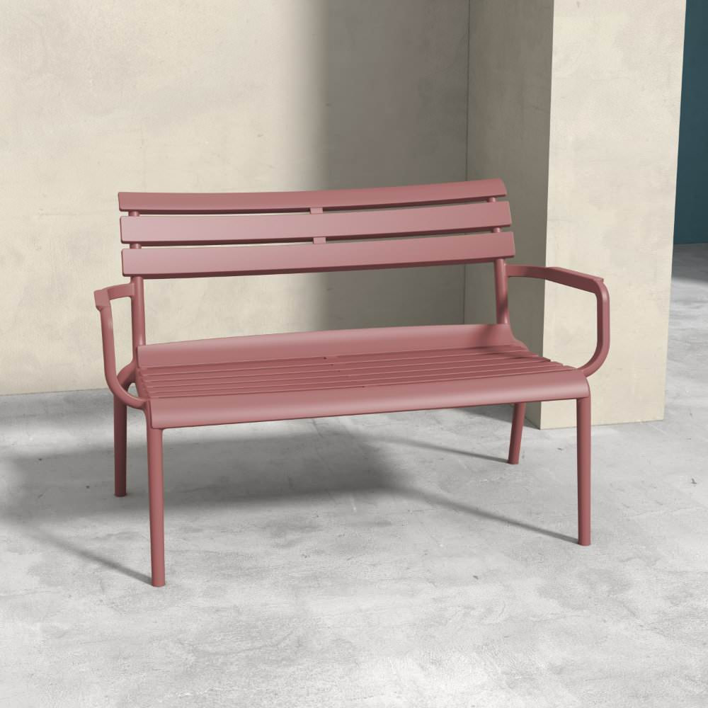 Paris Outdoor Bench - Contemporary - Outdoor Benches - by Compamia | Houzz
