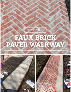 Ideas for making my narrow front path to front door more inviting?