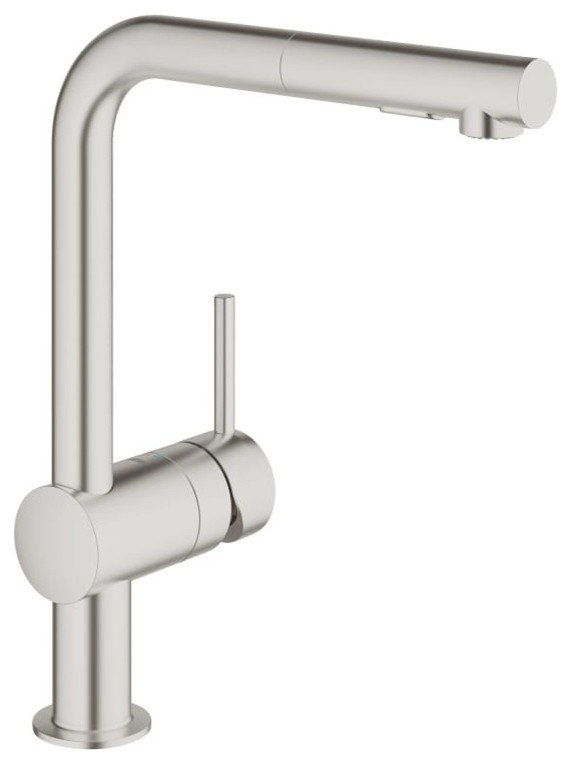 Grohe 30 300 Minta Pull-Out Spray Kitchen Faucet - Contemporary ...