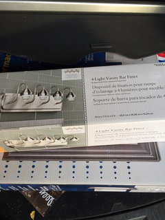 Off center vanity lights