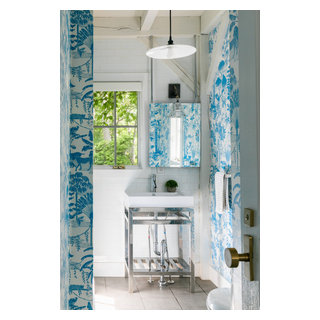 Old Wood Path Beach House - Beach Style - Bathroom - New York - by Re ...