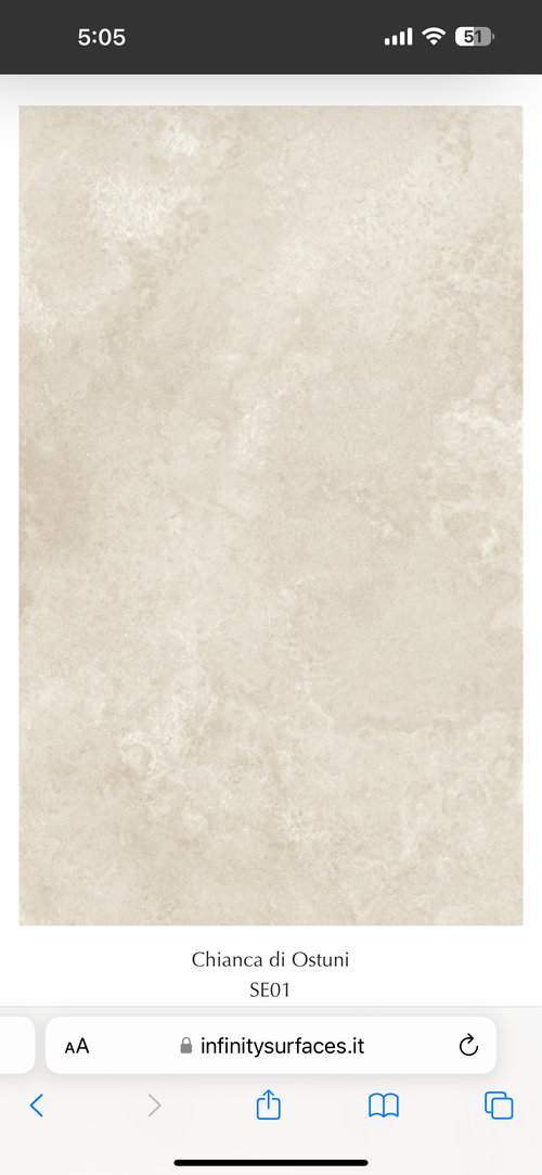 Sintered stone countertops- update: Infinity v Materia Slabs