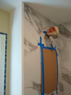 Flexstone/Sentrel panels - calacatta white pictures