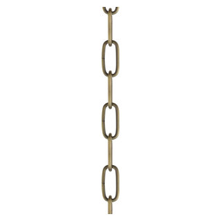 Heavy Duty Decorative Chain, Antique Brass - Lighting Hardware - by ...