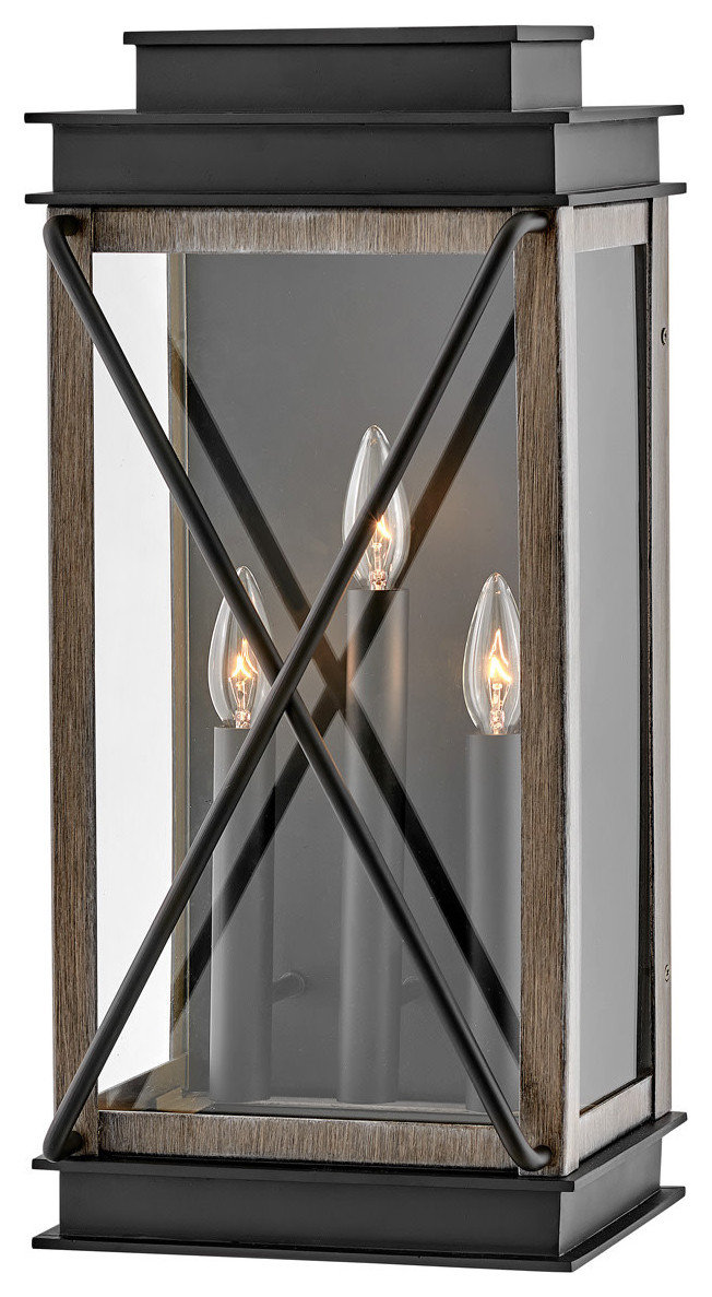 Hinkley Lighting 11195 Montecito Large Wall Mount Lantern - Transitional - Outdoor Wall Lights ...