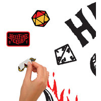 Stranger Things Hellfire Club Giant Peel & Stick Wall Decals - Eclectic ...