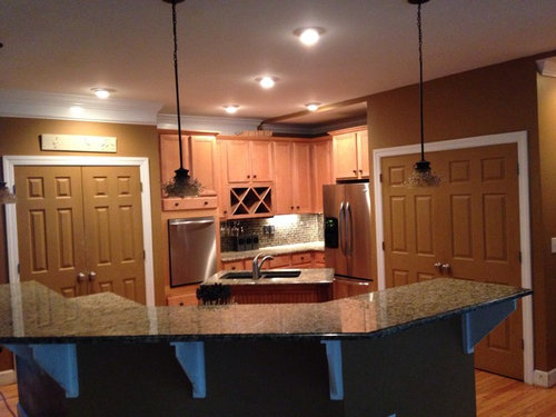 2 sets of double doors in my kitchen - help!!!