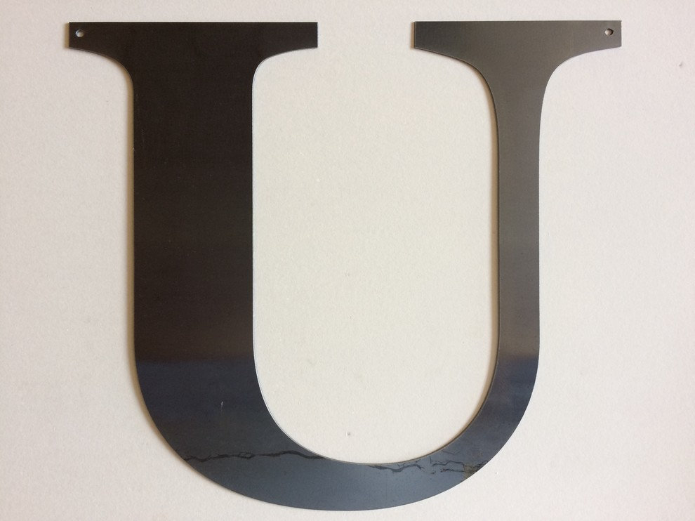 Rustic Large Letter "U", 22" - Contemporary - Wall Letters - by ...