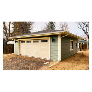 Alley Access Garage - Contemporary - Garage - Denver - by Savant Homes ...