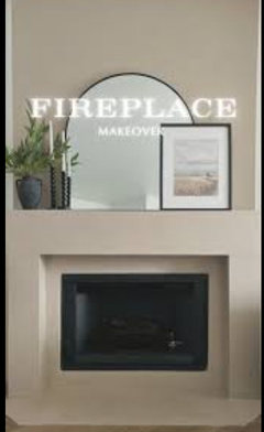 updating fireplace surround