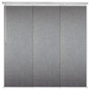 Josette 3-Panel Track Extendable Vertical Blinds 36-66"W, 91.4" H ...