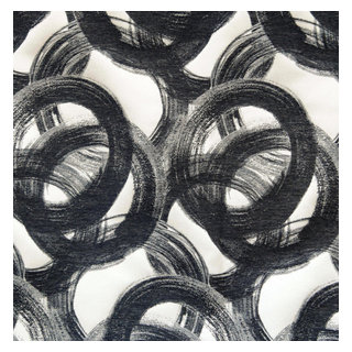 Black Fabric By the Yard, 1 Yard - Contemporary - Drapery Fabric - by ...