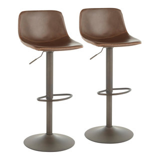 Duke Barstool, Set of 2 - Contemporary - Bar Stools And Counter Stools ...