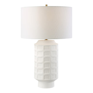 Window Pane White Table Lamp - Transitional - Table Lamps - by Ownax ...