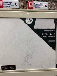 Allen and Roth Peaceful quartz installed