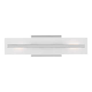 Dex Small Two Light Wall / Bath, Chrome - Transitional - Bathroom ...