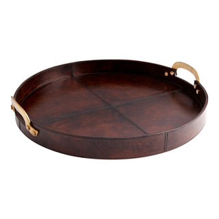 Bryant Tray, Large - Contemporary - Serving Trays - by Hudson Home ...