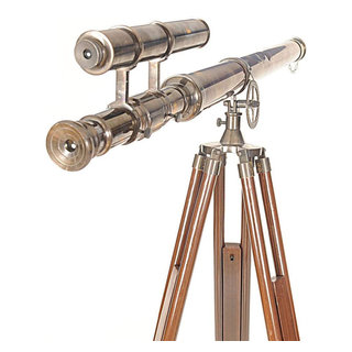 Telescope with Stand-40 inch Model Display - Midcentury - Telescopes ...