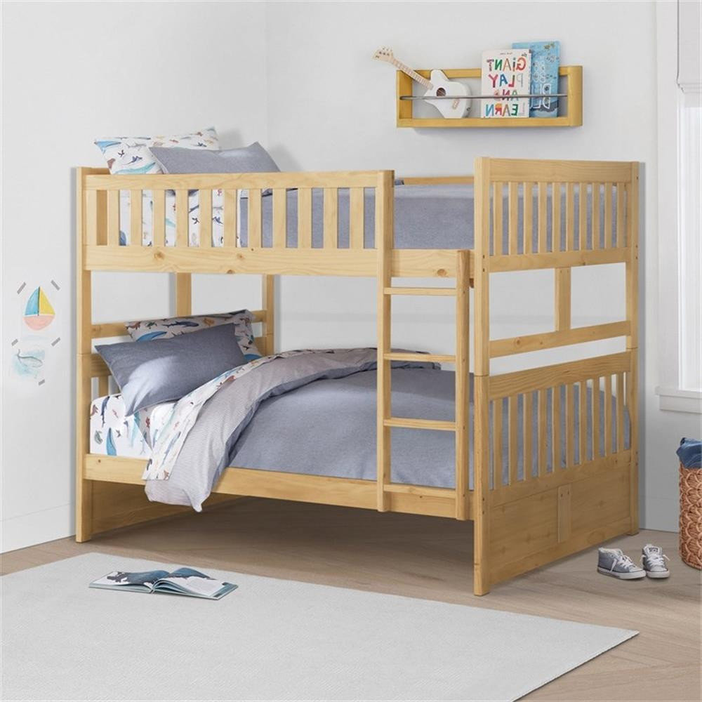 Lexicon Contemporary Wood and MDF Board Full/Full Bunk Bed in Natural ...