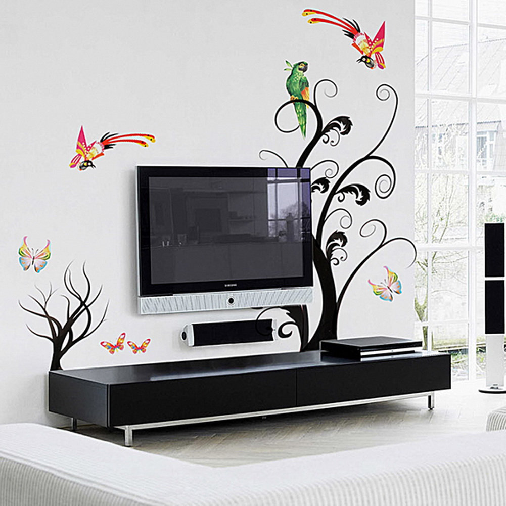 Cats & Lamp - Large Wall Decals Stickers Appliques Home Decor ...