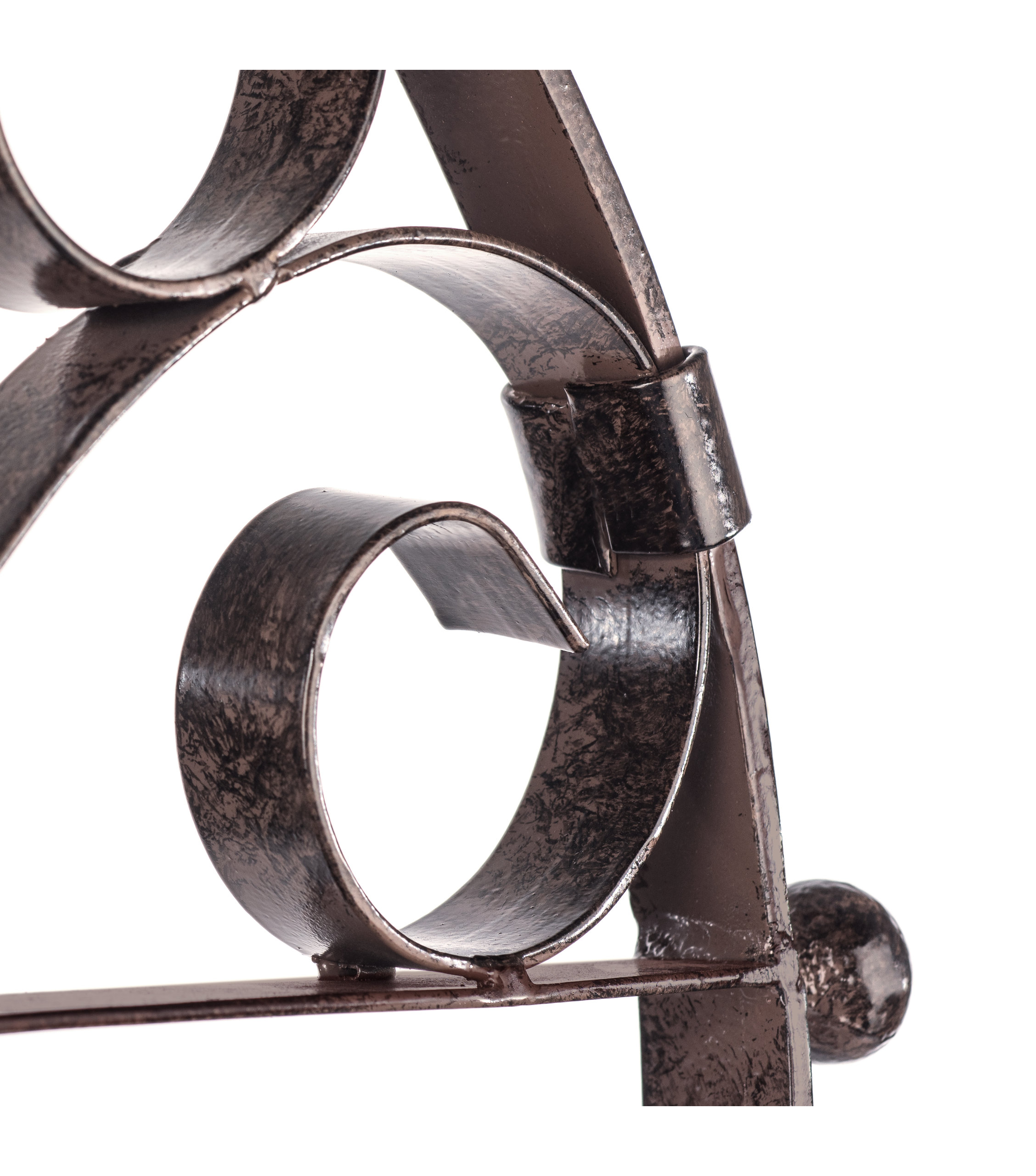 Italian Iron Garden Trellis, Metal Lawn Decor, Heavy Scroll Iron ...