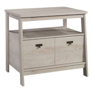 Pemberly Row Engineered Wood Lateral File Cabinet in Chalked Chestnut ...