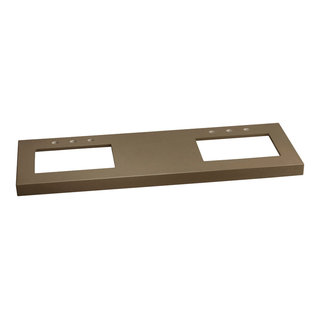 Ronbow Techstone Wide Appeal Vanity Top With 8" Spread, Grand Green, 61 ...