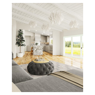 California Flora and Fauna Textiles and Wallpaper - Contemporary ...