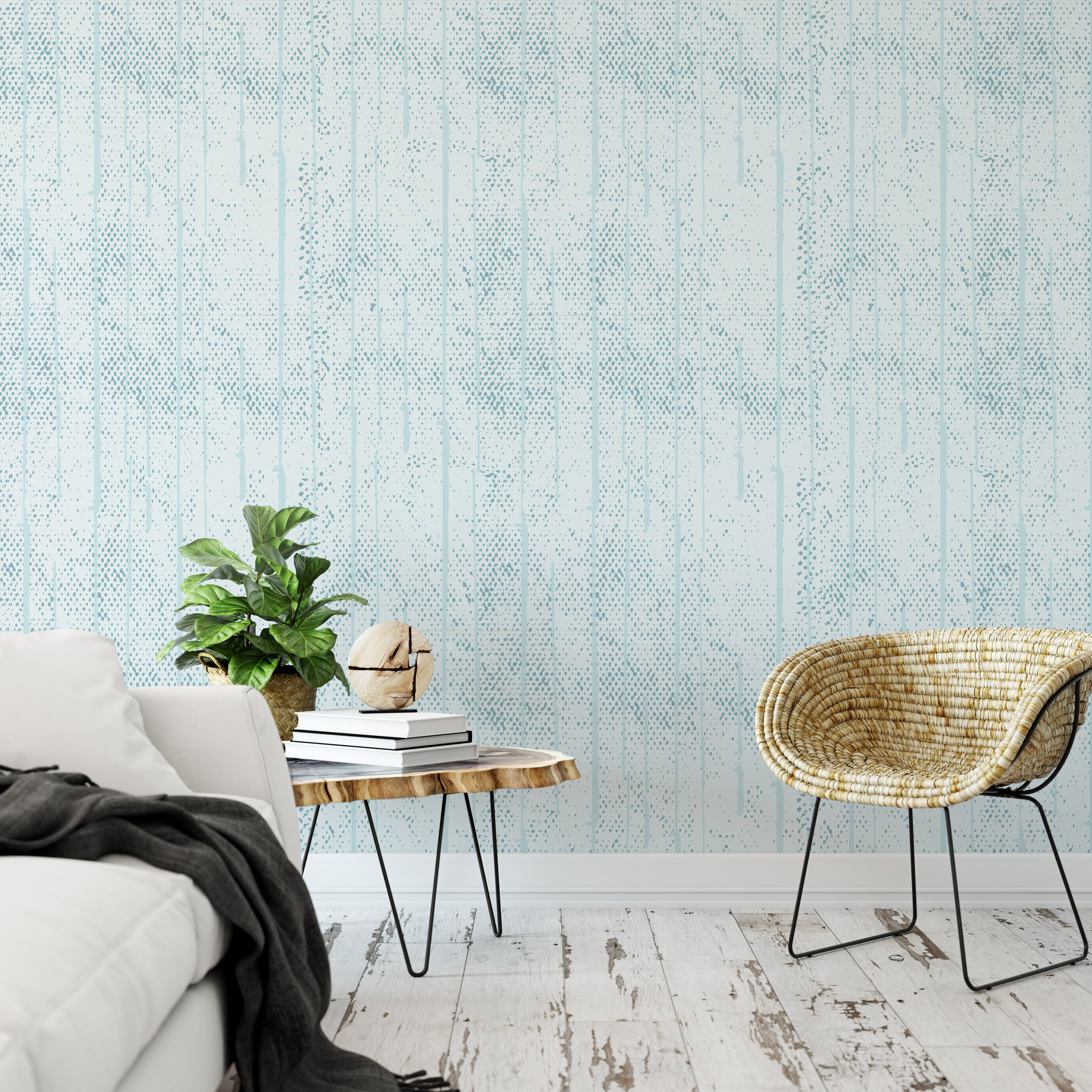 Texture Pale Blue Wallpaper by Monor Designs, Sample 12"x8 ...