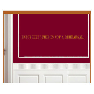 Enjoy Life! Vinyl Wall Decal billiardquotes01, 8 in. - Contemporary ...