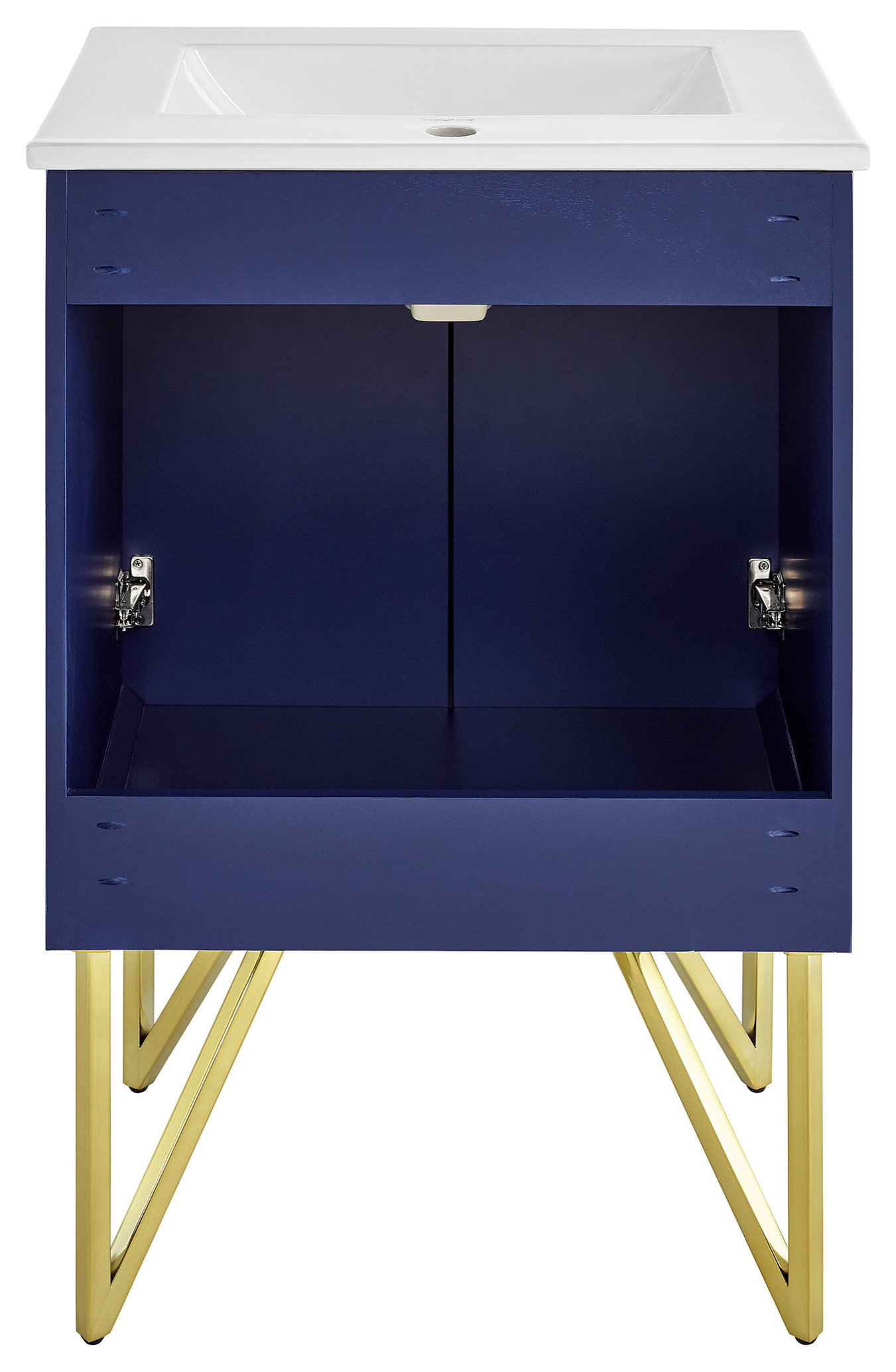 Annecy 24" Bathroom Vanity, Granger Blue - Contemporary - Bathroom ...