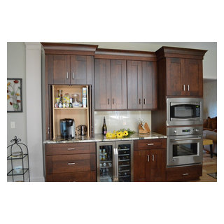 Coffee Bar - Transitional - Kitchen - Cleveland - by Studio 76 Kitchens ...