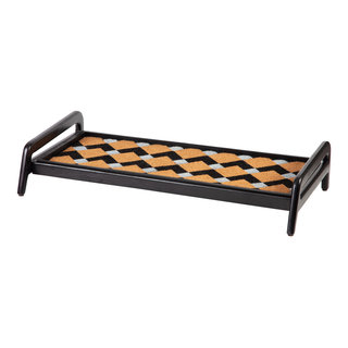 Double-Tier Stand, 3-Pair Rubber Boot Tray - Midcentury - Shoe Storage ...