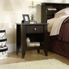 Sauder Shoal Creek Nightstand in Jamocha Wood - Transitional ...