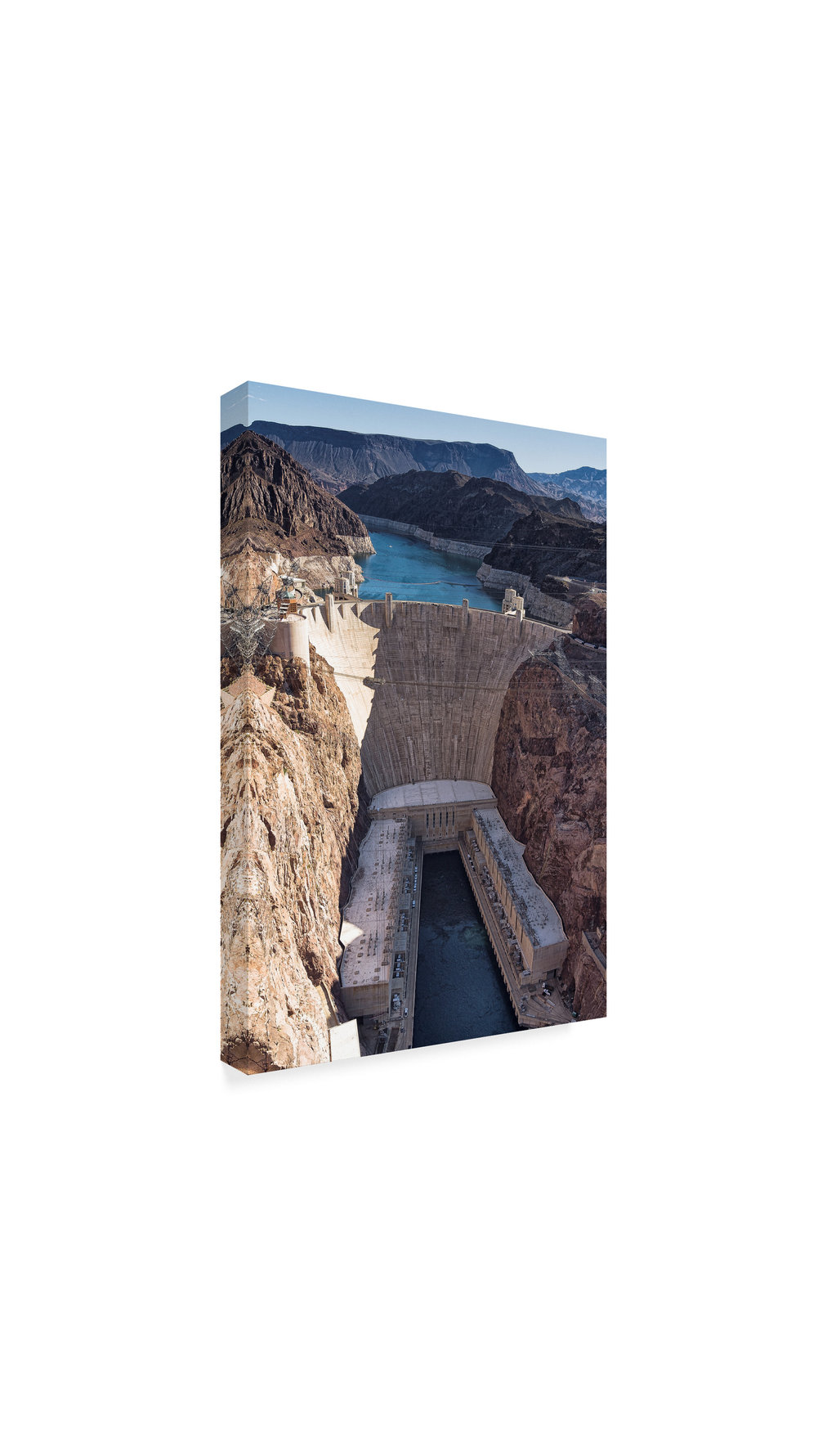 Giuseppe Torre 'Hoover Dam' Canvas Art, 19"x12" - Contemporary - Prints ...