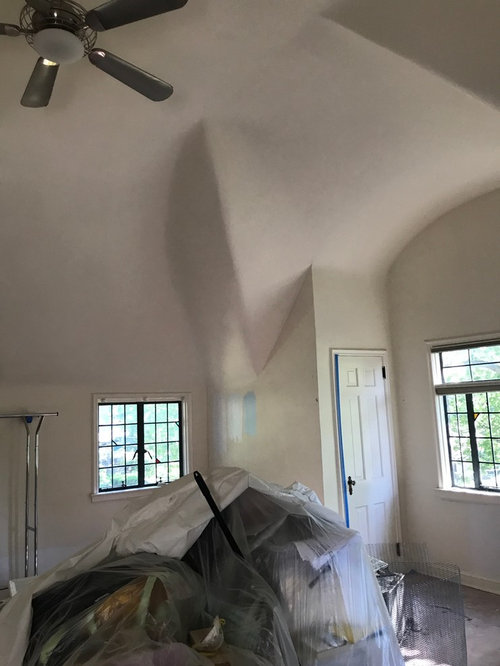 help! painting vaulted barrel ceiling