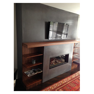 Concrete Feature Wall - Modern - Toronto - by Liquid Quarry | Houzz
