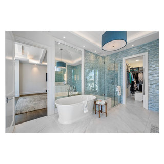 Coastal Custom Home Build | Boca Raton - Beach Style - Bathroom - Miami ...