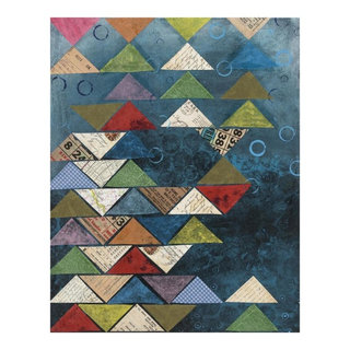 "Triangle Background" Digital Paper Print by Courtney Prahl, 18"x22 ...