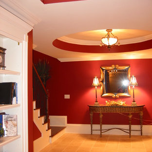 75 Beautiful Traditional Red Basement Pictures & Ideas - September ...
