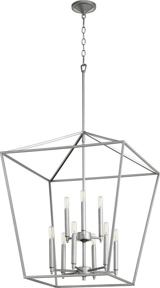 Quorum Gabriel 9-Light Entry Light 604-9-64, Classic Nickel ...