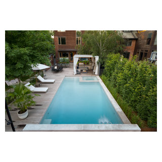 Rustic Urban Design Makes a Splash - Industrial - Pool - Toronto - by ...