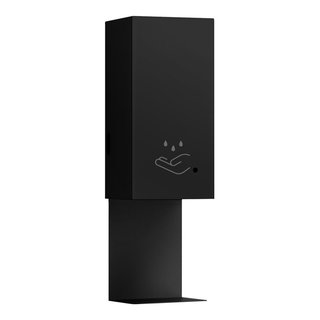 Luxe Wall Mounted Touchless Hand Sanitizer Dispenser, Matte Black ...