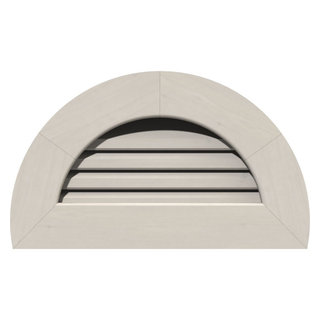 Arch Top Gable Vent, Western Red Cedar Gable Vent With Brick Mould Face ...