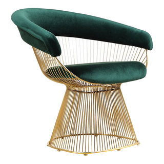 Fern Wire Arm Chair Gold - Contemporary - Armchairs And Accent Chairs ...