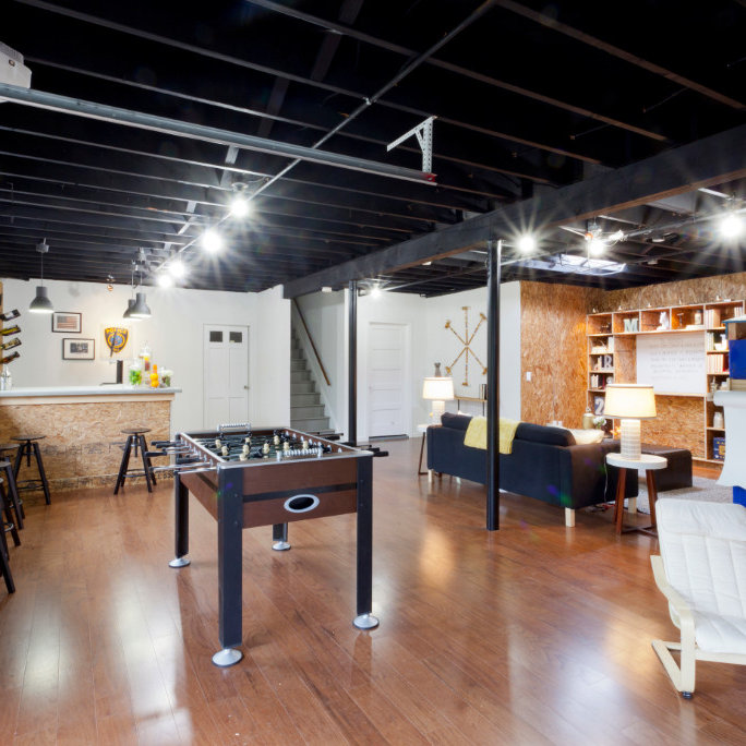 75 Industrial Basement Ideas You'll Love - June, 2026 | Houzz