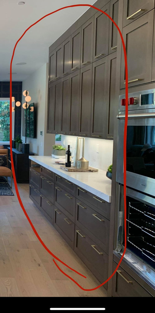 Extended Cabinet Option for new build home