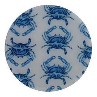 Andreas Crab Walk Trivet, 9" Square - Beach Style - Trivets - by ...