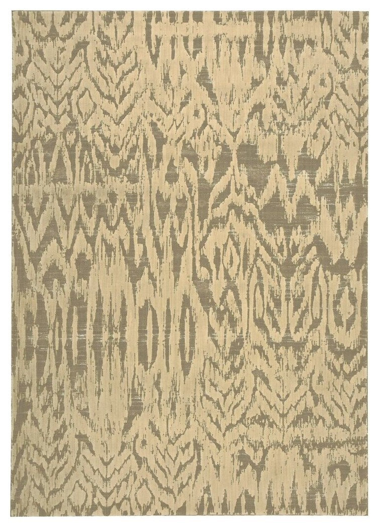 Nourison Nepal Ivory Grey Area Rug 2'3"x8', 7'9"x10'10" - Contemporary ...