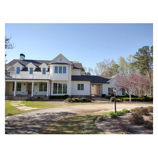 Farmhouse Style Custom Home Design Close-Up 2 - Farmhouse - Exterior ...